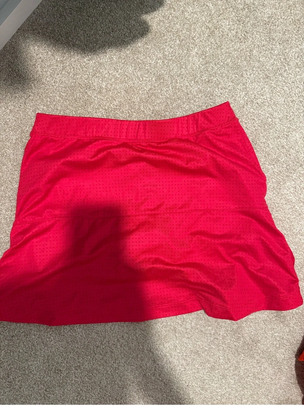 Nike | Skirts | Nike Womens Bright Redish Pink Dotted Athletic Golf ...